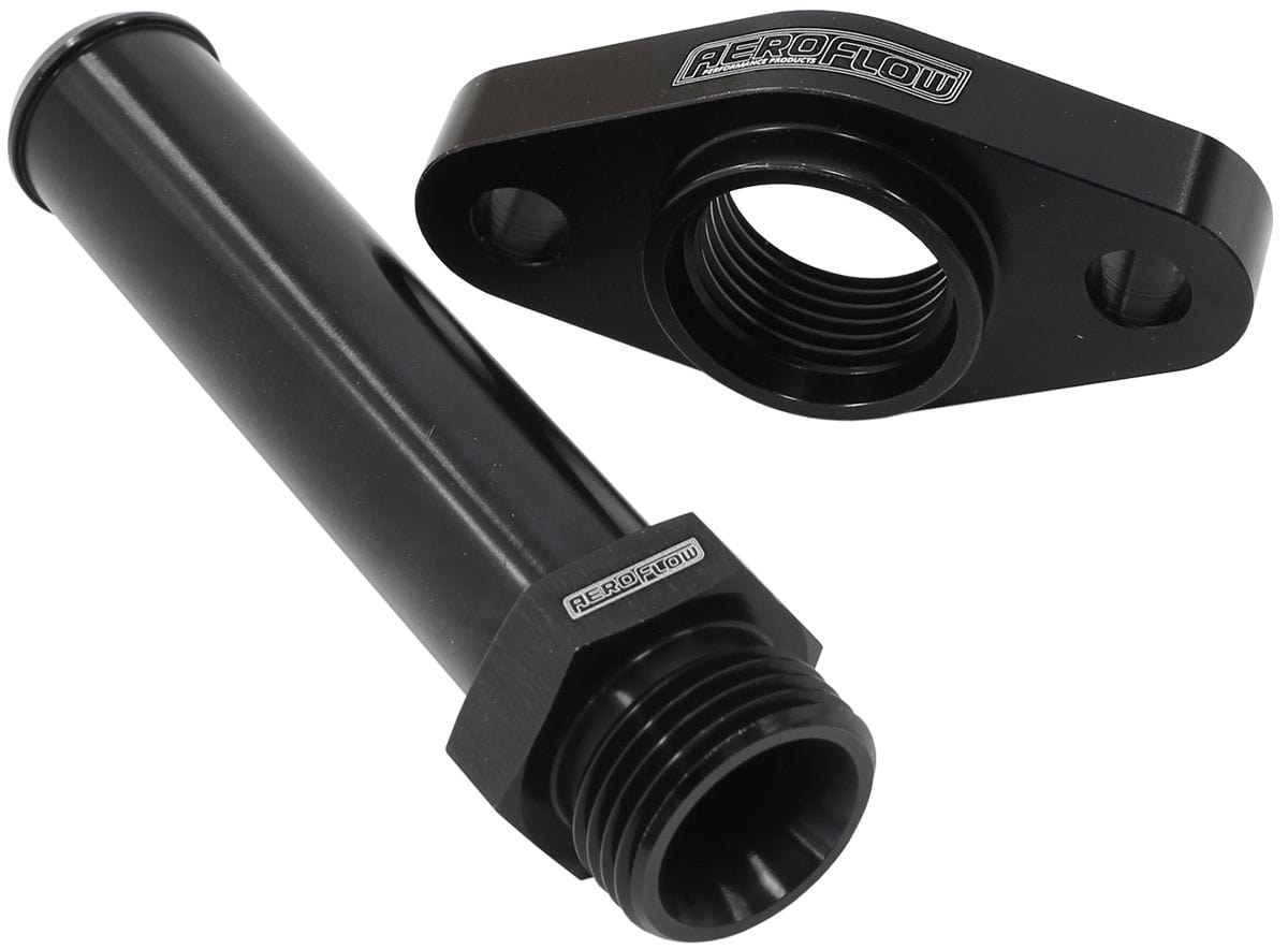 Turbo Drain Adapter With 100mm x 19mm Barb, 51mm Hole Centre. Black Fi