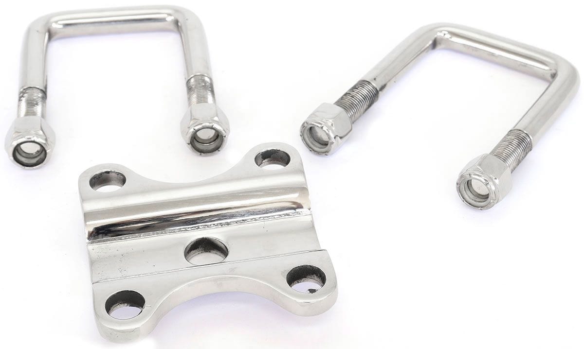 American Hot Rod Parts S/S Polished Front Spring U-Bolt Kit SO001-6330