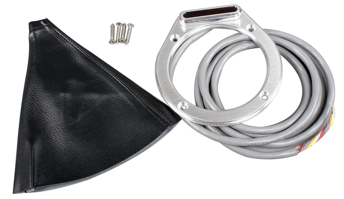Lokar Horizontal LED Shift Indicator Boot Kit - Brushed Billet Alumini