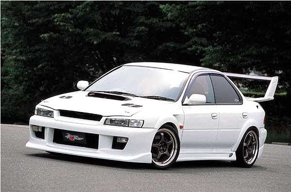 SR Chargespeed Style Front Bumper For Subaru Impreza GC8 STI V1-6