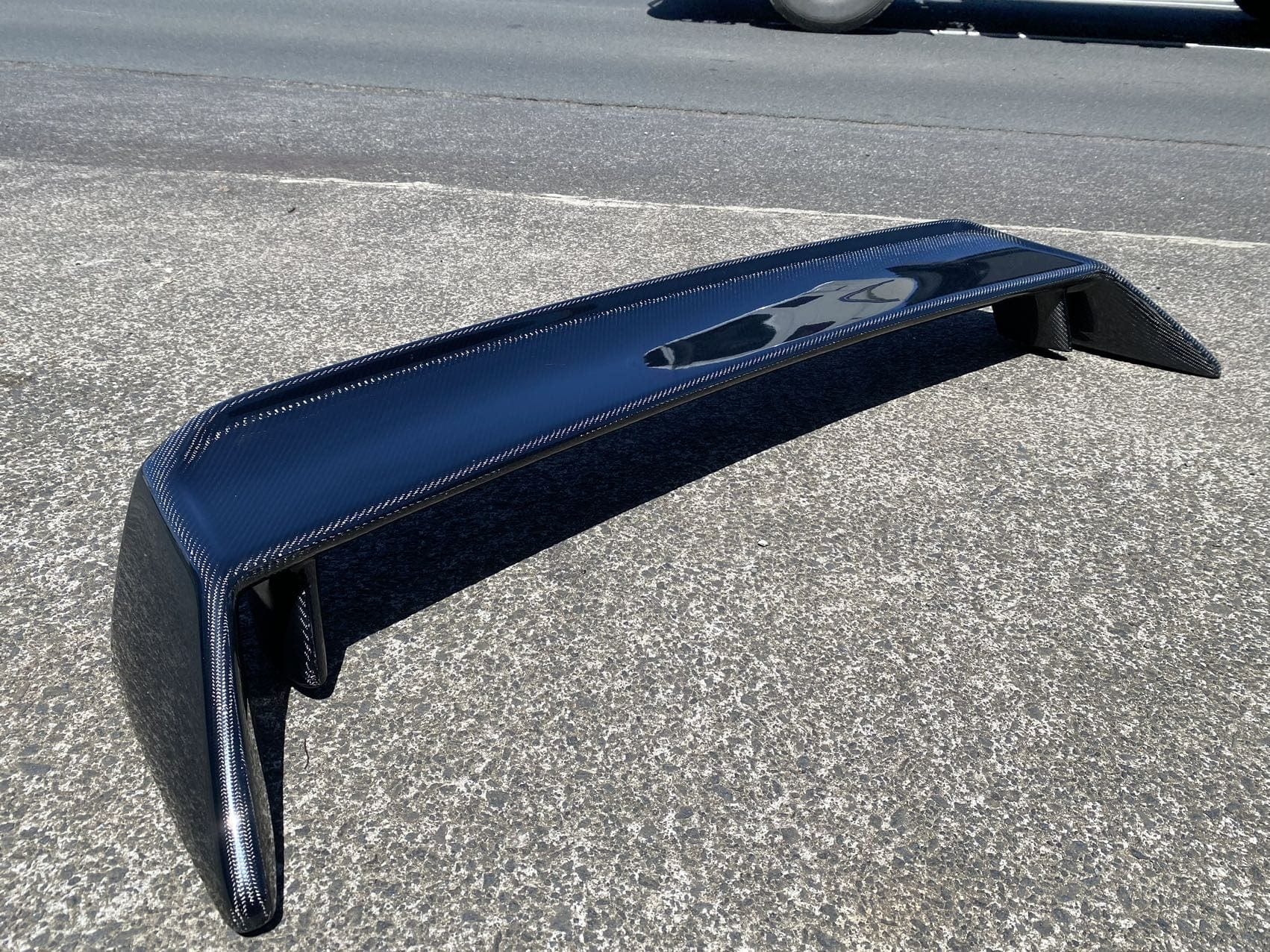 SR Factory GTR Style Carbon Rear Spoiler For Nissan Skyline R32 -PP