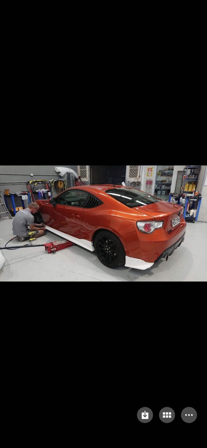 SR Vertex Style Rear End Caps Toyota GT86