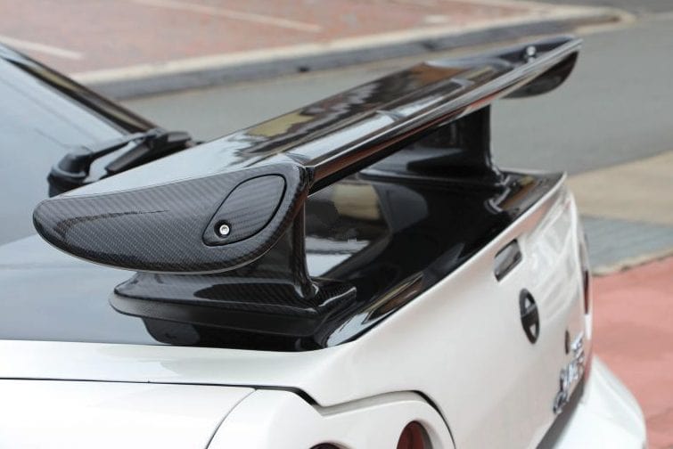 SR Factory GTR Style Carbon Rear Spoiler For Nissan Skyline R34 -PP