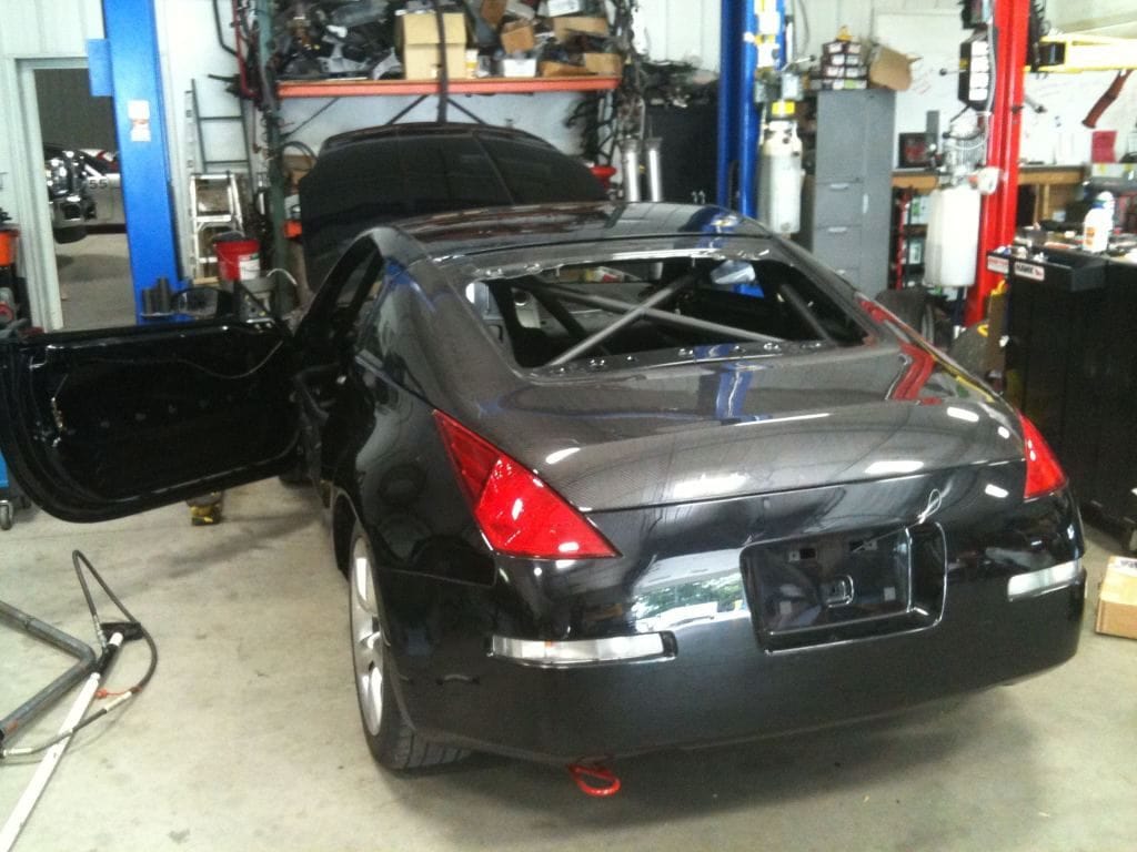 SR OEM Factory Style Carbon Boot Lid For Nissan 350z -PP