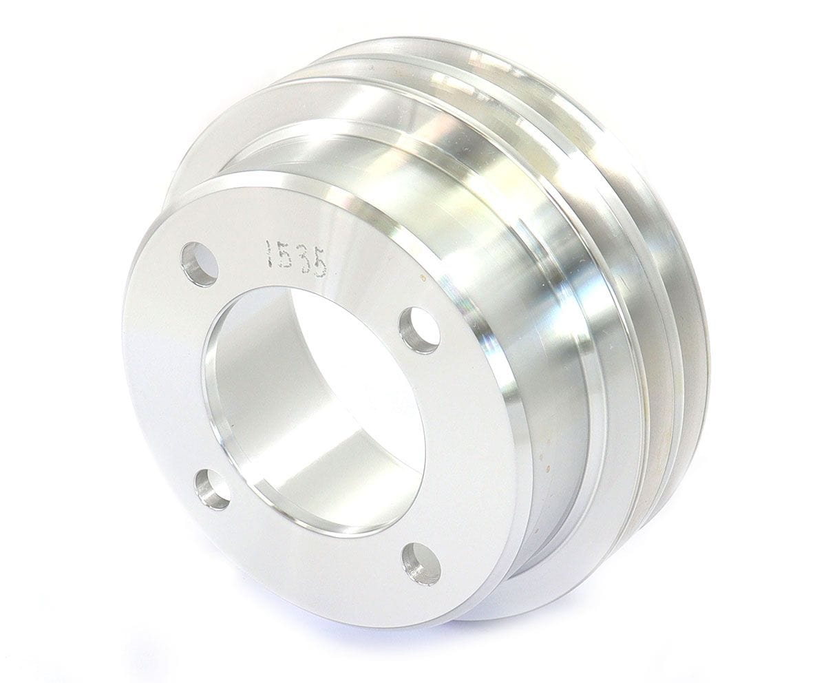March Performance March Performance 2-Groove Crank Pulley with 4-Bolt