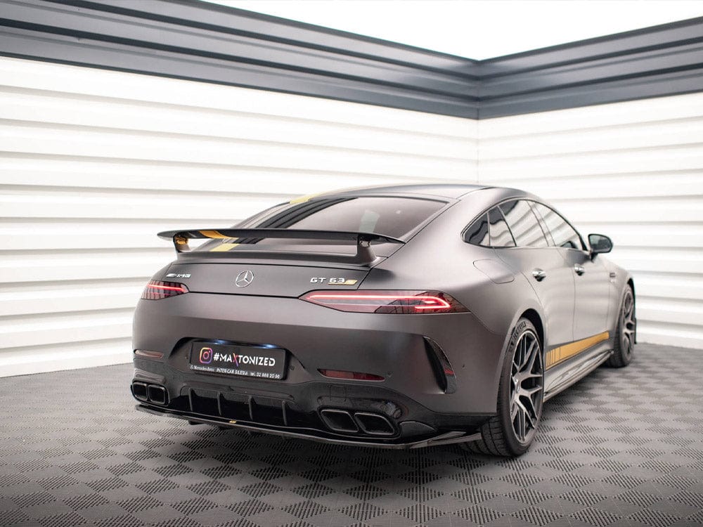 Central Rear Splitter (Vertical Bars) Mercedes AMG GT 63S 4-door Coupe