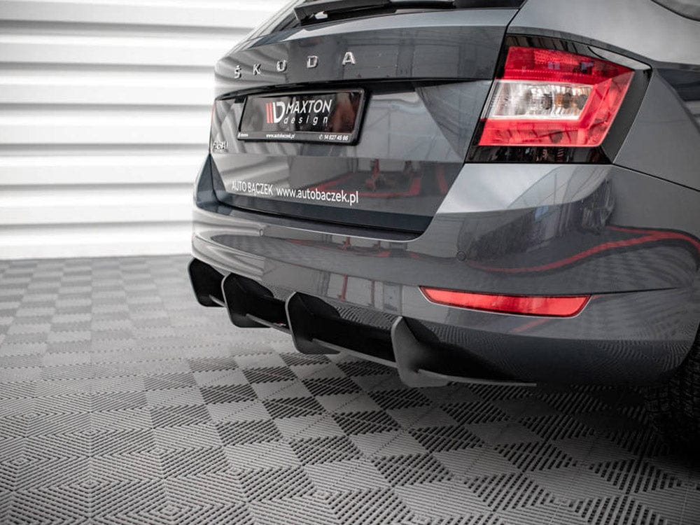 Street PRO Rear Diffuser Skoda Fabia Combi MK3 Facelift 2019- Maxton D