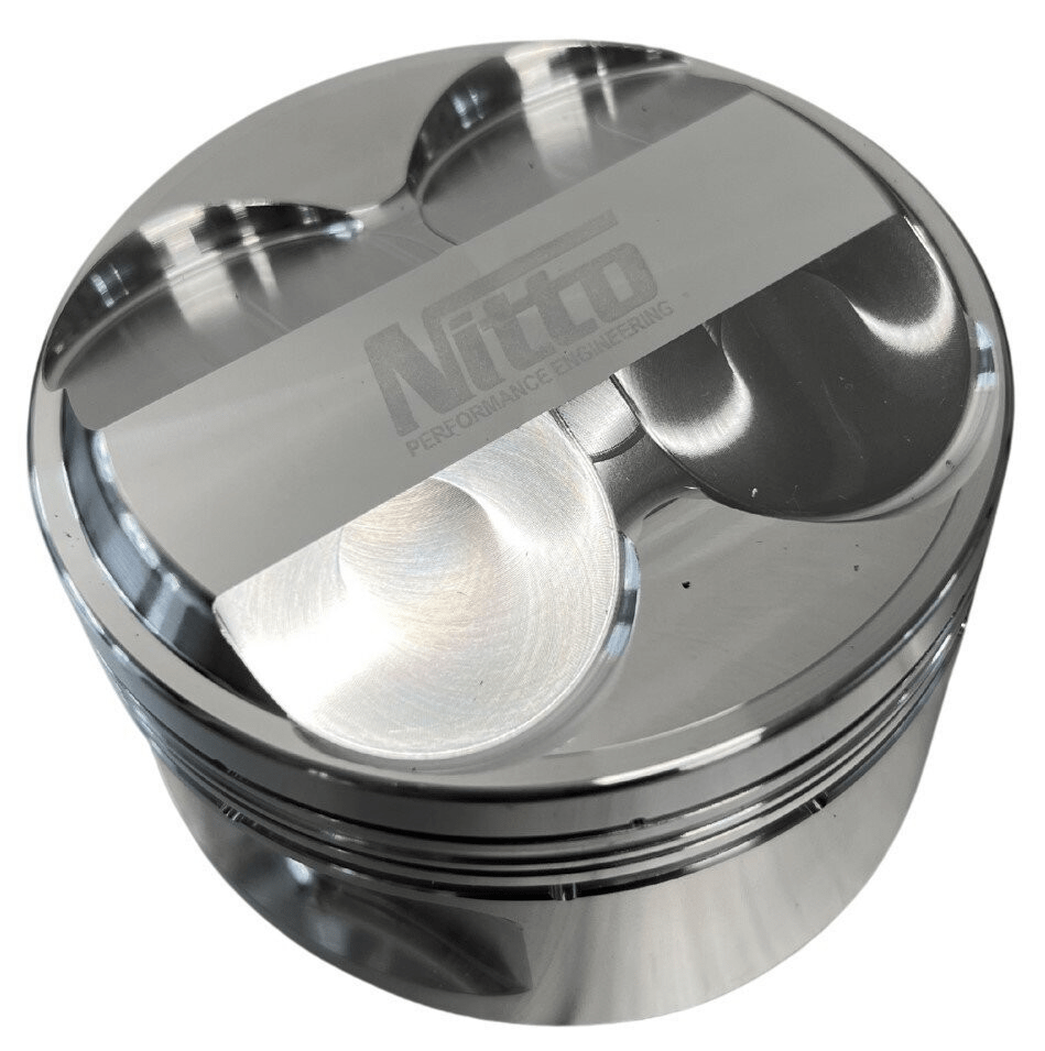 Nitto Forged Pistons - Nissan RB30 DOHC 3.2L Stroker Drag Series Pisto