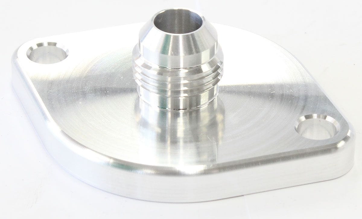 Speedway Products Thermo Water Outlet & -8AN Fitting, V6 Sprint WINGLE