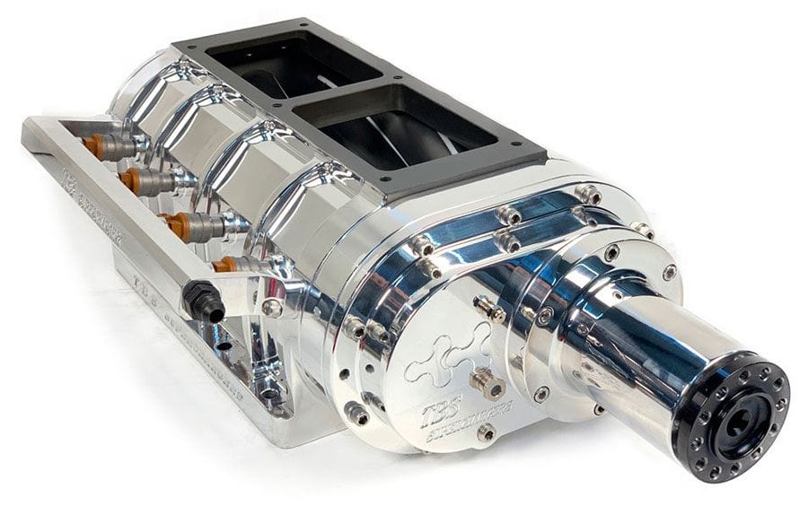 The Blower Shop 8-71 EFI Billet Blower with High Helix Rotors, Polishe