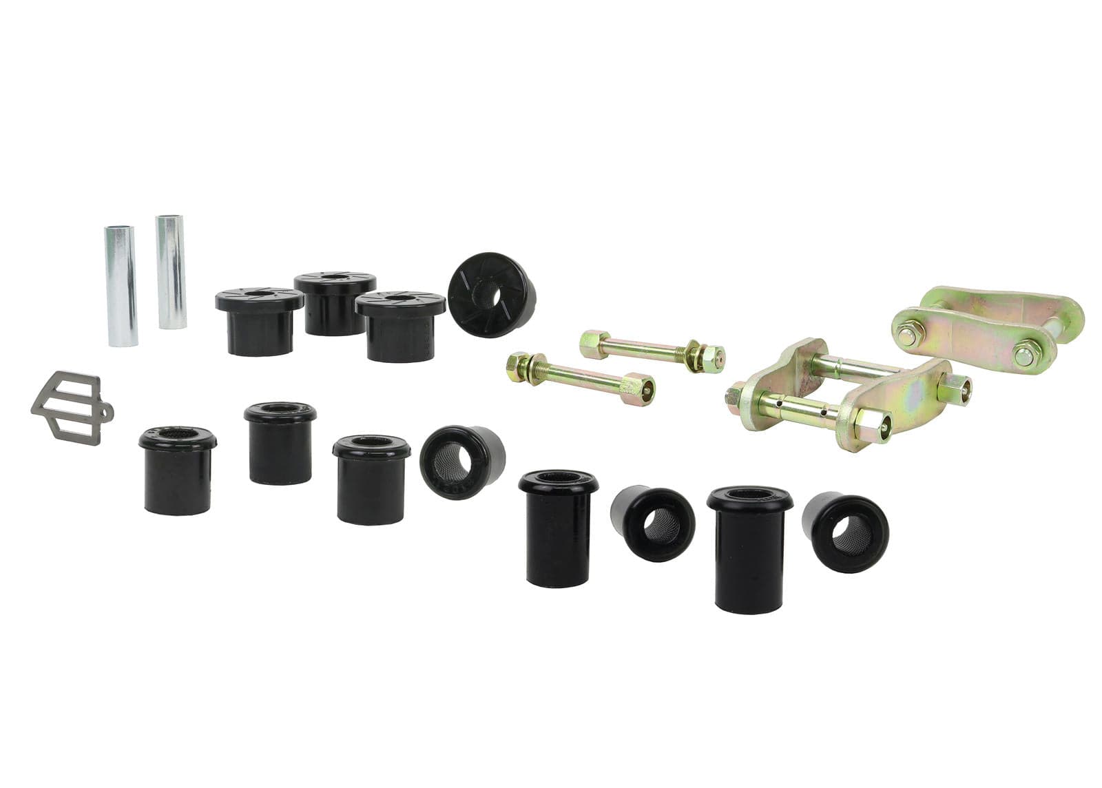 Rear Leaf Spring - Bushing and Greaseable Shackle/Pin Kit to Suit ...