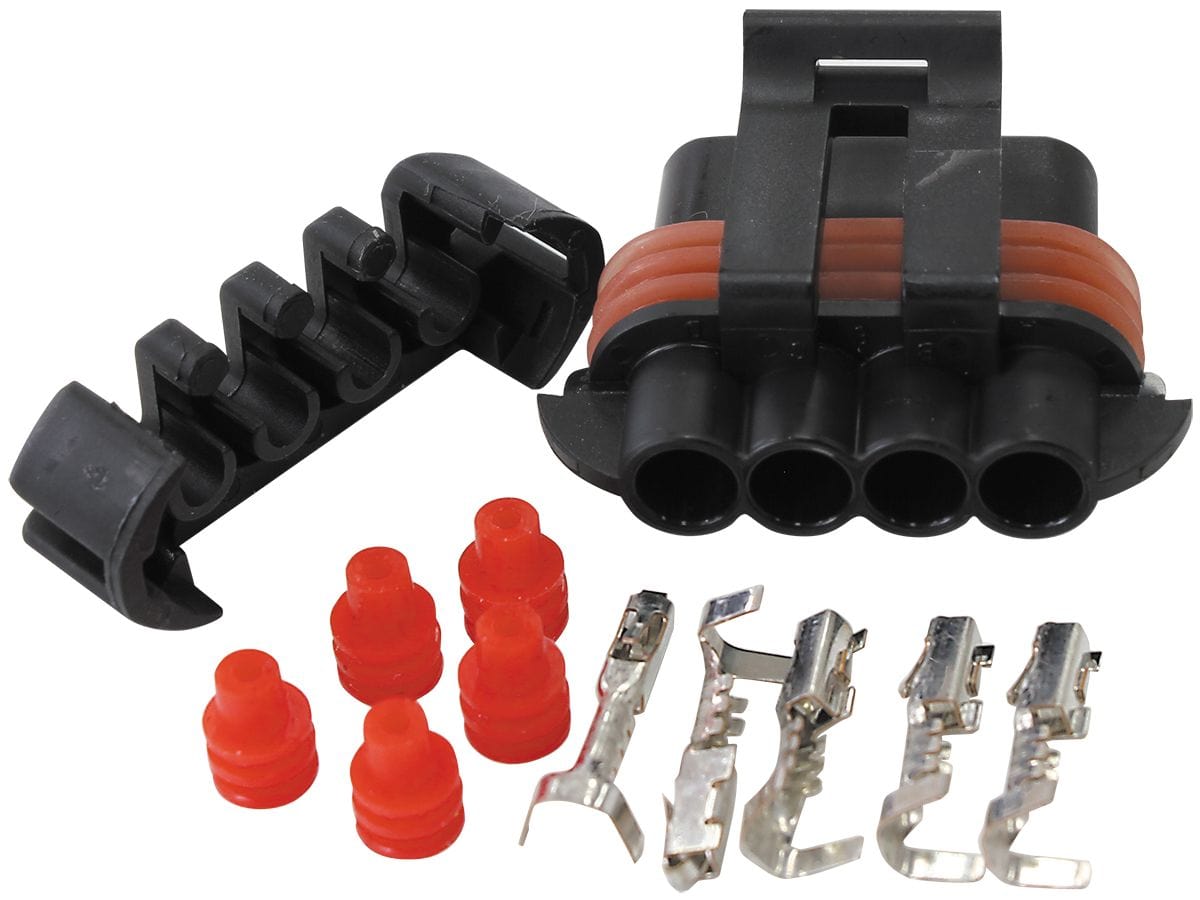 Aeroflow 4-Pin Alternator Plug, Fits Nippon Denso Alternators AF49-170