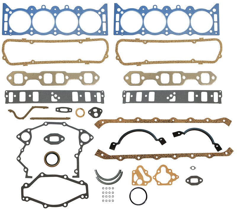 Performance Gaskets Full Engine Gasket Set with Rope Rear Main Seal 5R
